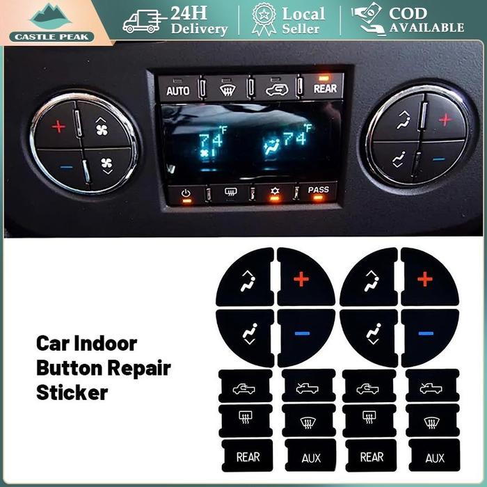 Jual Pusat AC Interior Dasbor Board Sticker Mobil Sticker / Replika ...