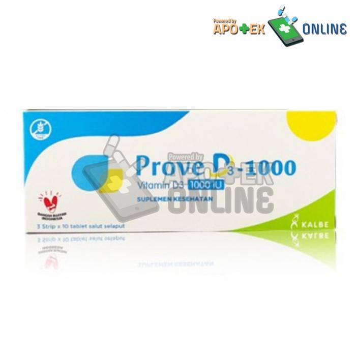 Jual PROVE D3-1000IU 3STRIP@10TAB / PROVE D3 1000 IU 30 TABLET - Kota ...