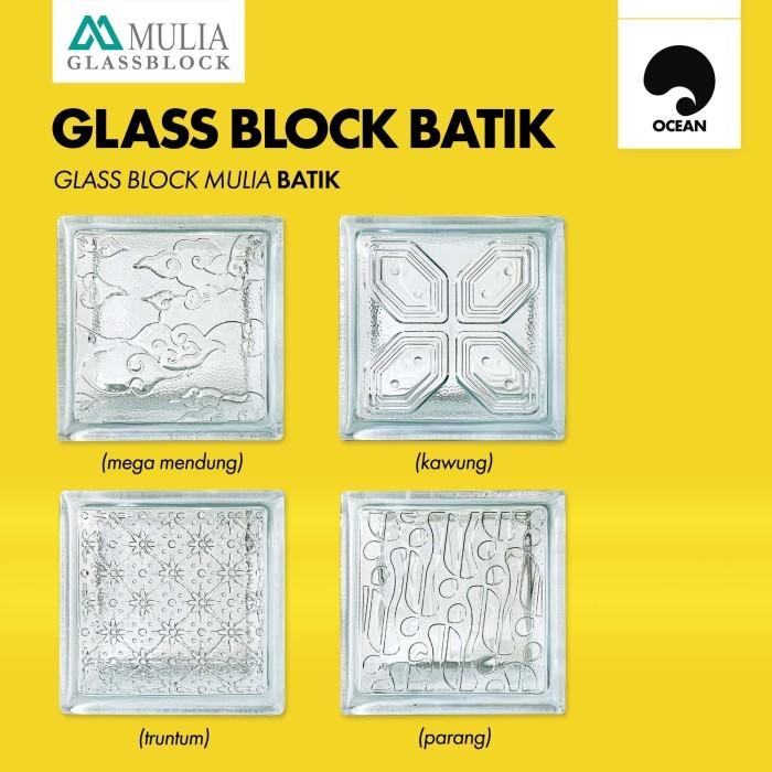 Jual GLASS BLOCK DINDING MULIA / GLASS BLOK KACA RUMAH | BATIK - 1 DUS ...