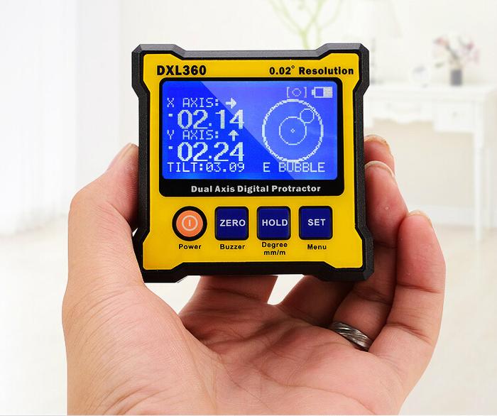 Jual DXL360 akurasi Tinggi Ganda Axis Tingkat Digital Angle Protractor ...
