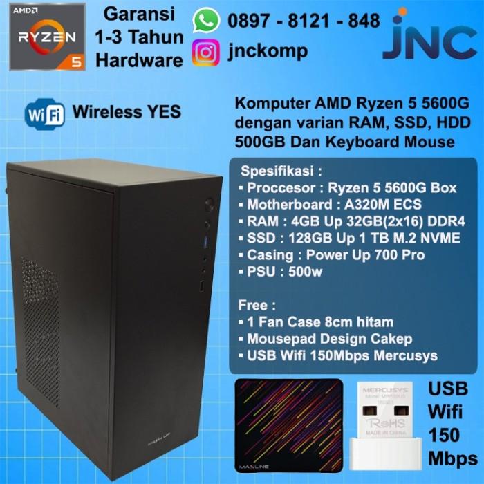 Jual Katalog Pc Komputer Amd Ryzen 5 5600G Ram 16Gb Ssd 512Gb For ...