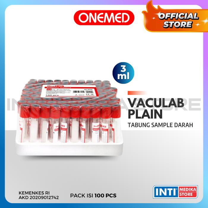 Jual - Tabung Vaculab Plain 3 ml 3cc Onelab - Jakarta Barat - Herbal ...