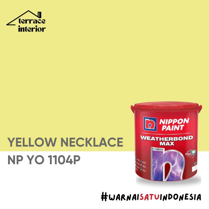 Jual Cat Tembok Exterior Weatherbond Max Nippon Paint Warna Kuning 2.5 ...
