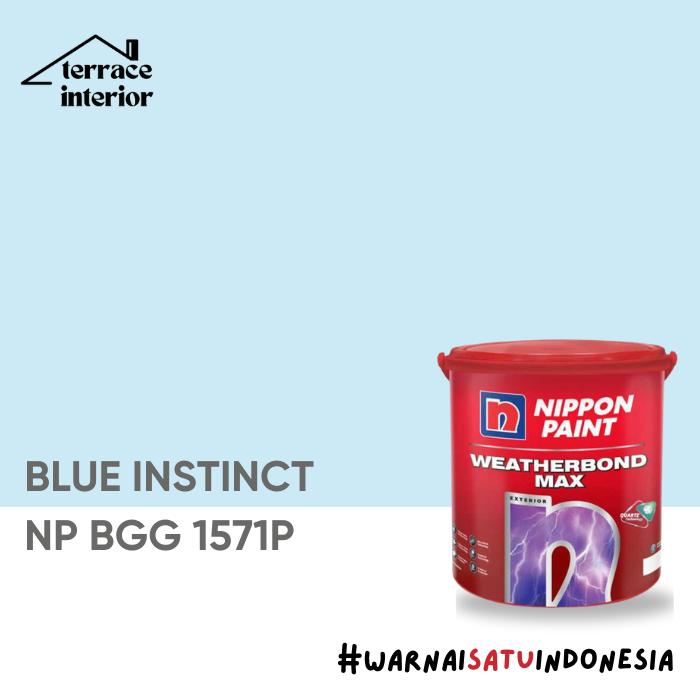 Jual Cat Tembok Exterior Weatherbond Max Nippon Paint Warna Biru 20 L ...