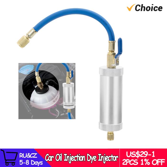 Jual Air Conditioning Car Oil Injection Dye Injector Tool R12 R134A 2 ...