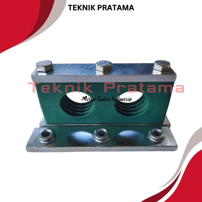 Jual 38 MM KLEM PIPA LIGHT DUTY DOUBLE HOLE / KlEM PIPA HIDRAULIC CLAMP ...