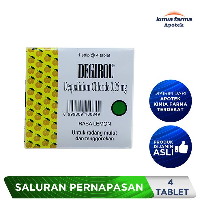 Jual DEGIROL LOZ STRIP 4 TABLET / OBAT RADANG MULUT & TENGGOROKAN ...