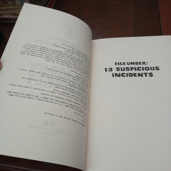 Jual JT-2024 BUKU LEMONY SNICKET FILE UNDER 13 SUSPICIOUS INCIDENTS ...