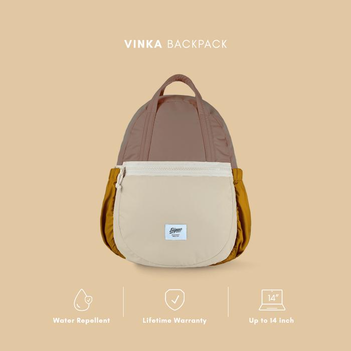 Jual Bigmo Tas Ransel Wanita Water Resistant Water Proof Vinka Chestnut ...