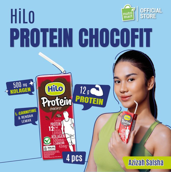 Promo 4 Pcs - HiLo Protein Chocofit UHT 190mL – Susu Cokelat dengan Collagen - Jakarta Timur ...