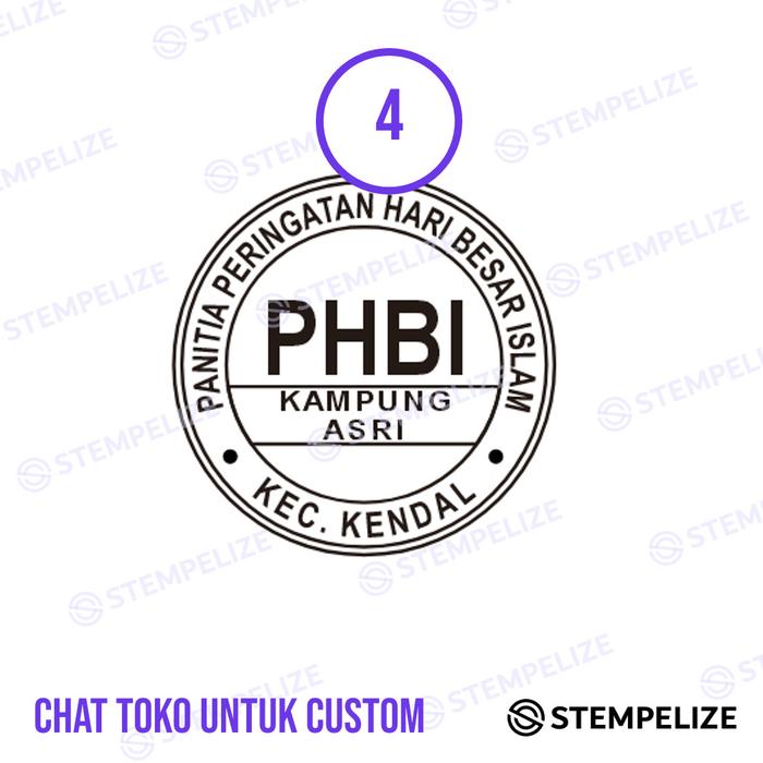 Jual Stempel PHBI Masjid Custom Desain - 4, Merah - Kab. Kendal ...