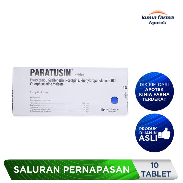 Jual PARATUSIN STRIP 10 TABLET / OBAT FLU / KIMIA FARMA - Jakarta Pusat ...