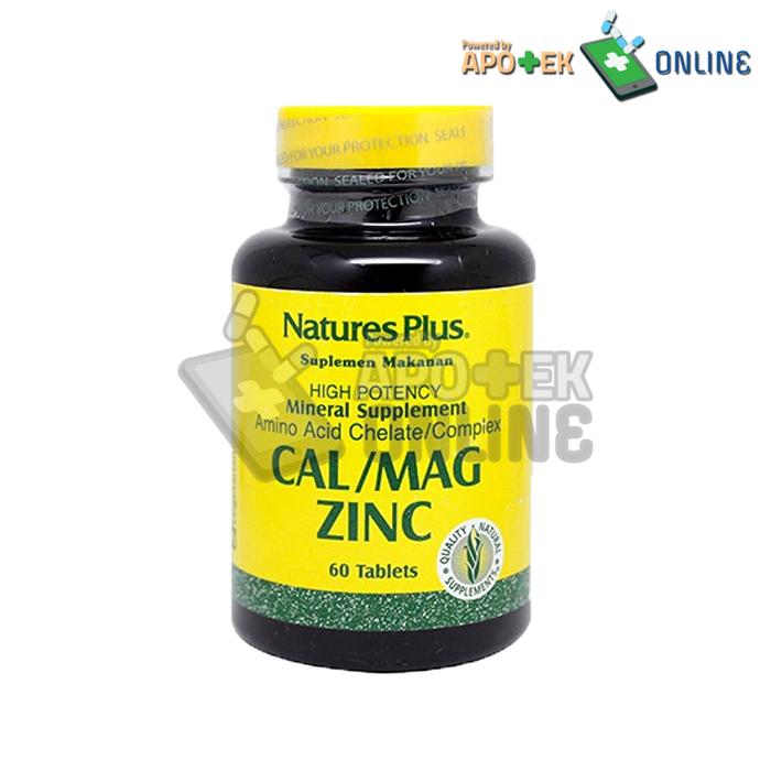 Jual NATURE'S PLUS CAL/MG/ZINC 1BOTOL 60 TABLET - Jakarta Barat ...