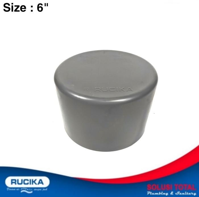 Jual Latest ** Dop AW 6" Cap Dof PVC Rucika 6 Inch Fitting Pipa - Kota ...
