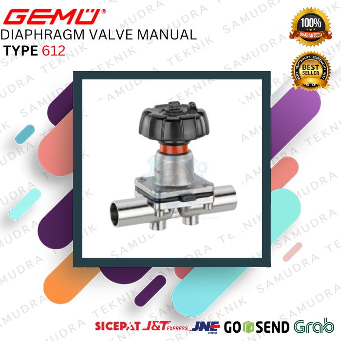 Jual Gemu Diaphragm 2Way Valve Manual TYPE 612 DN 20 - Kab. Tangerang - SamudraTeknikStore ...