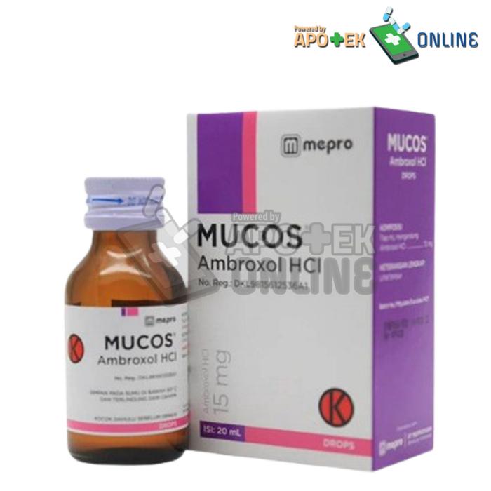 Jual MUCOS DROPS 20ML/AMBROXOL/BATUK ANAK/BATUK BERDAHAK/PENGENCER ...