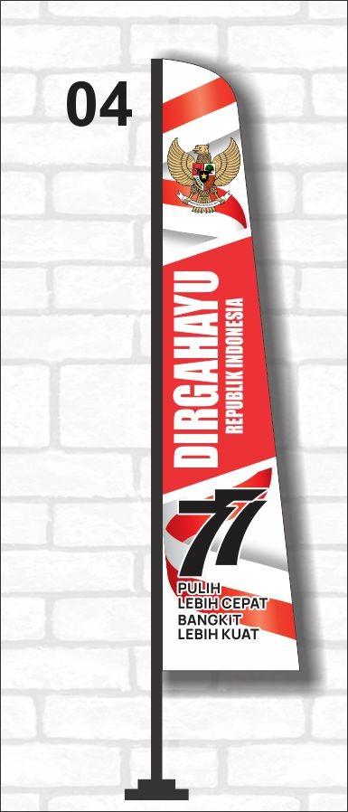 Jual Cetak Bendera Umbul-Umbul Agustusan/Custom Bendera Umbul2 Printing ...