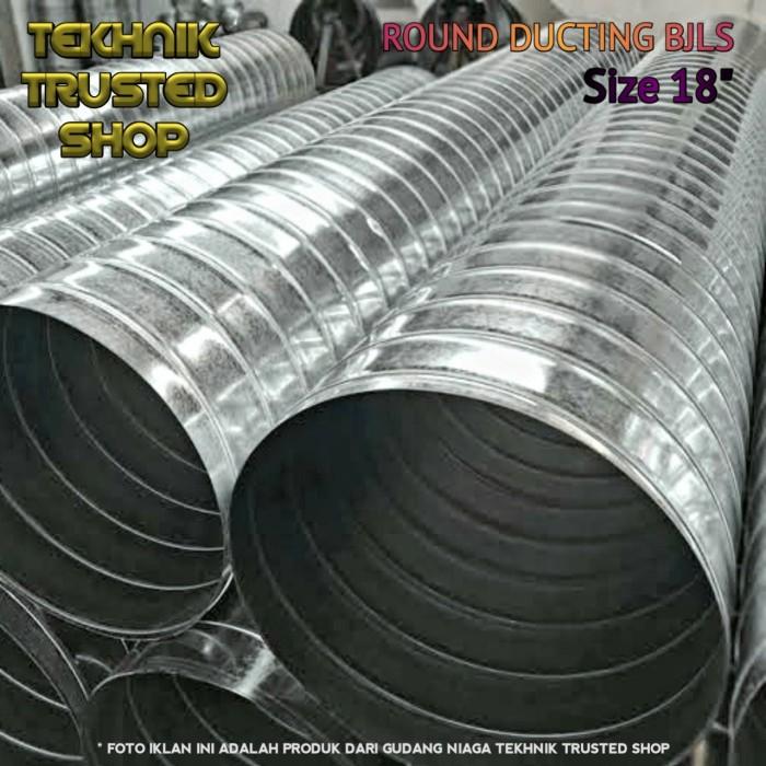 Jual Round spiral ducting 18" x 1 meter pipa bulat cerobong exhaust BJ Best - Kota Surabaya ...