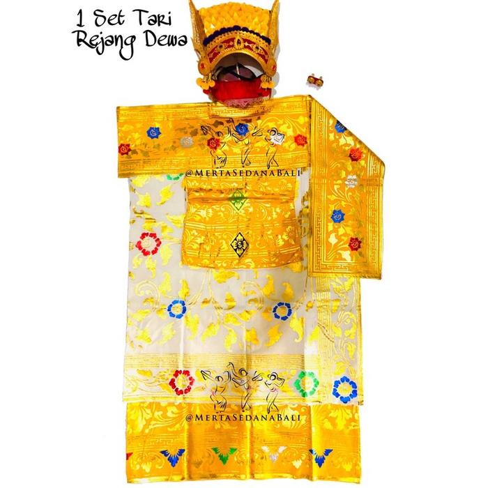 Jual Pakaian Tari / Kostum Rejang Dewa Kain Endek Metris Khas Bali ...