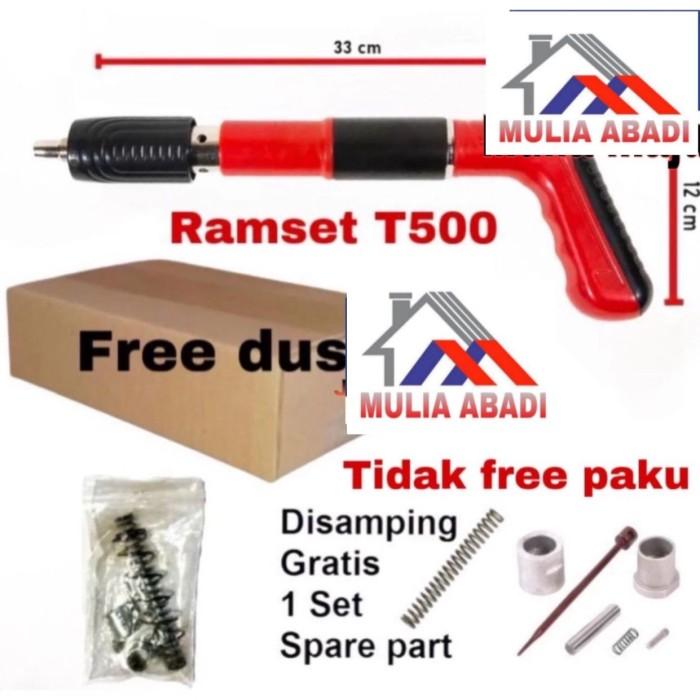 Jual ASLI ALAT RAMSET GUN BATANG KECIL/ ALAT TEMBAK PAKU BETON MANUAL ...