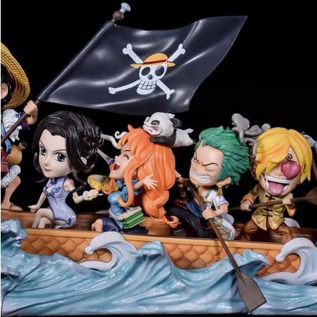 Jual Koleksi Action Model One Piece Luffy Nami Zoro Sanji Brooke Dragon ...
