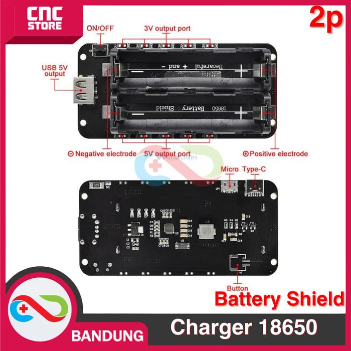 Jual Battery Shield V3 18650 Raspberry Pi Wemos Nodemcu Esp32 Terbaik ...