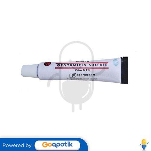 Jual GENTAMICIN SULFATE BERNOFARM 0.1% CREAM 5 GRAM TUBE - Kota Bekasi ...