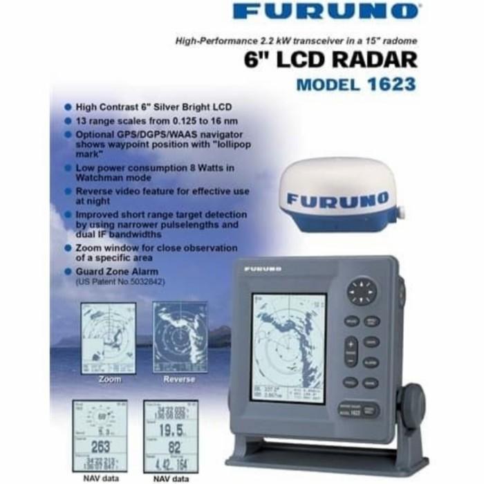 Jual NEW SERIES FURUNO 1623 RADAR KAPAL + ANTENA ORIGINAL QUALITY - Kab ...