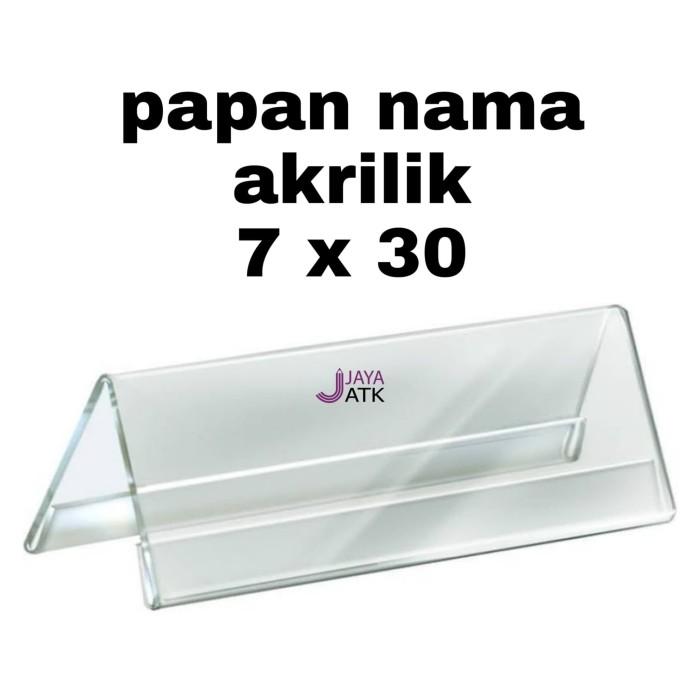 Jual PAPAN NAMA AKRILIK PAPAN NAMA MEJA NAME PLATE ACRYLIC - Kota ...