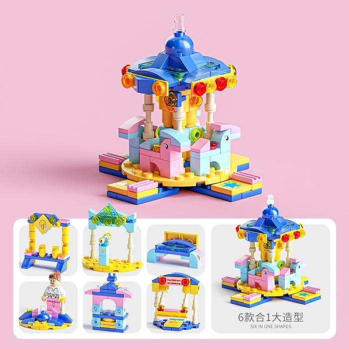 Jual [NANOBLOCKS] Princess Castle Istana Mainan Balok Anak DIY Bricks ...