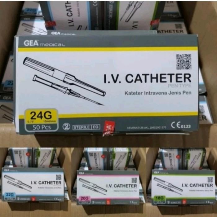Jual GEA IV Catheter / Kateter Intravena Jenis Pen / IV Cateter ...