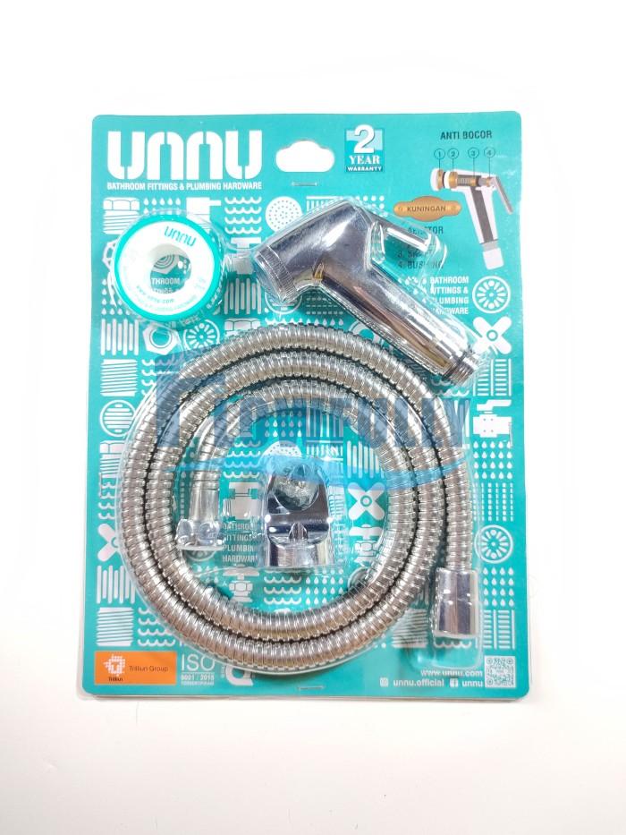 Jual JET Shower Flexible UNNU TS01CR CHROME Cebok Bidet Selang ...