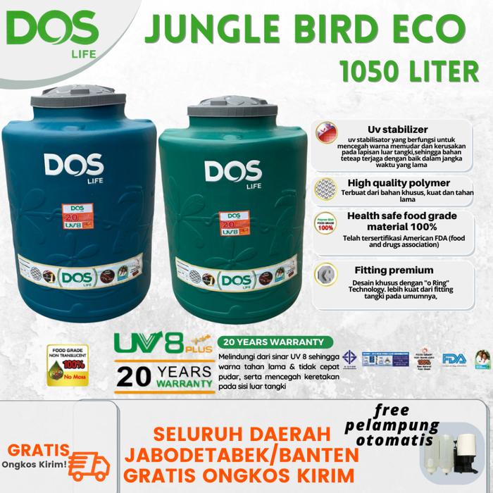 Jual DOS - Water Tank Jungle bird Eco Dark 1050 Liter Toren Air Tandon ...
