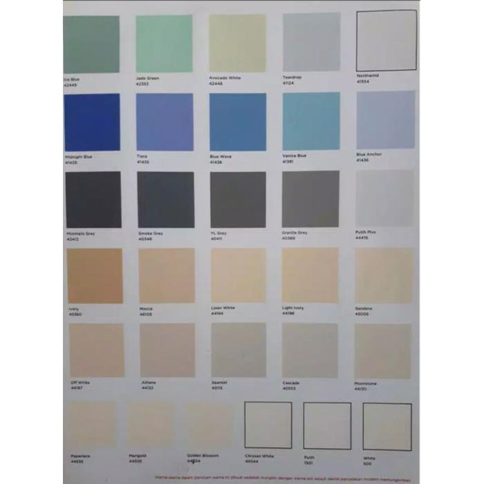 Jual CAT TEMBOK 5KG DULUX DINDING PLAFON KAMAR RUMAH INTERIOR DULUX ...