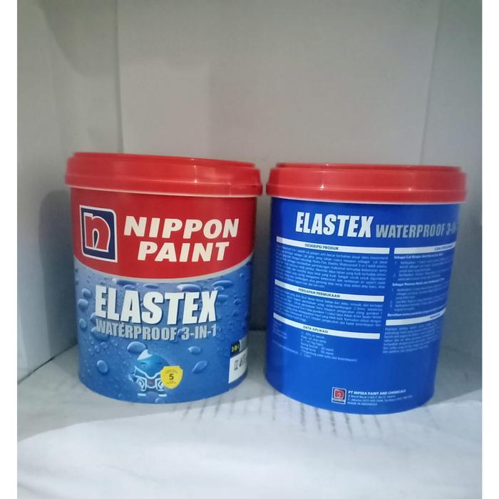 Jual CAT TEMBOK WATERPROOF NIPPON ELASTEX 3IN1 1 kg, Pelapis Anti Bocor - Jakarta Selatan ...
