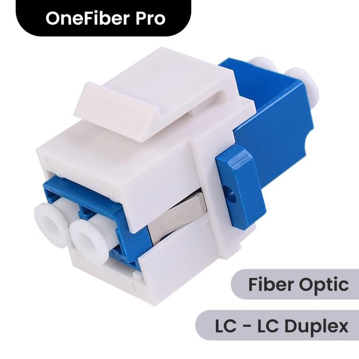 Jual Fiber Optic LC/LC Duplex Coupler Keystone Jack - OF184 - Kota ...