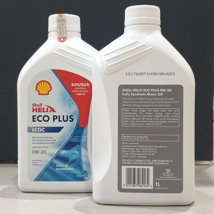 Jual Shell Helix Eco Plus 0W20 1Liter ORIGINAL BISA SCAN BARCODE "PASTI ...