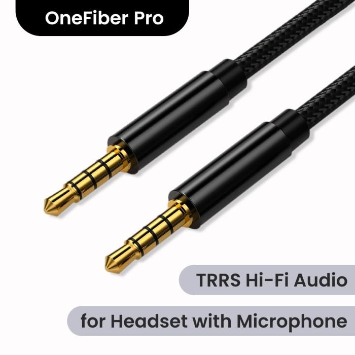 Jual Kabel Audio TRRS Aux 3.5 mm Male - Male - Nylon Braid - 2 meter ...