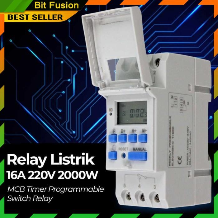 Jual Saklar Listrik Otomatis Timer Digital Programmable Switch Relay ...