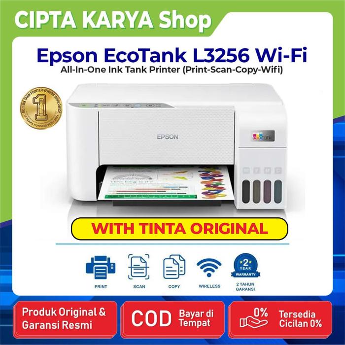 Jual Epson EcoTank L3256 WiFi All-In-One Ink Tank Printer (Print-Scan ...