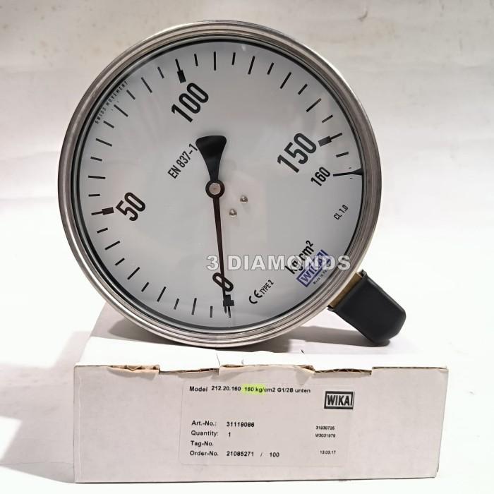Jual PRESSURE GAUGE WIKA 6" - 160 KG ASLI GERMANY Best - Kota Surabaya ...