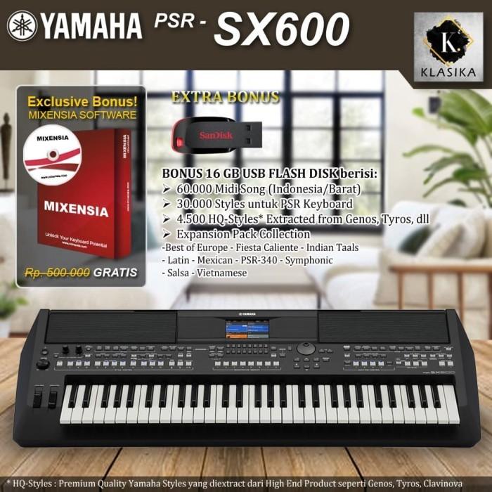 Jual Yamaha PSR SX600 / PSR SX 600 Keyboard Arranger Resmi (penerus ...