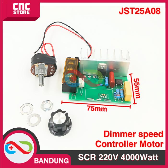 Jual SCR 220V AC THYRISTOR 4000W DIMMER SPEED CONTROLLER MOTOR - Kota ...