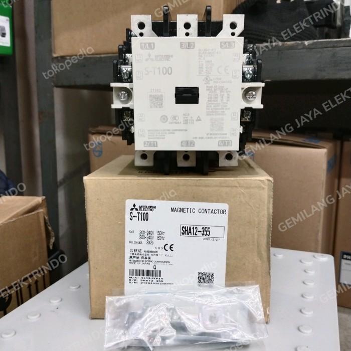 Jual MAGNETIC CONTACTOR MITSUBISHI ST 100 ST-100 220V ORIGINAL ...