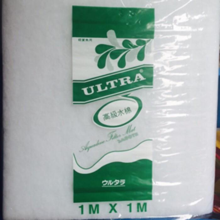 Jual Ultra Hijau 1x1 m Kapas Busa Media Filter Aquarium Kolam 100 x 100 ...