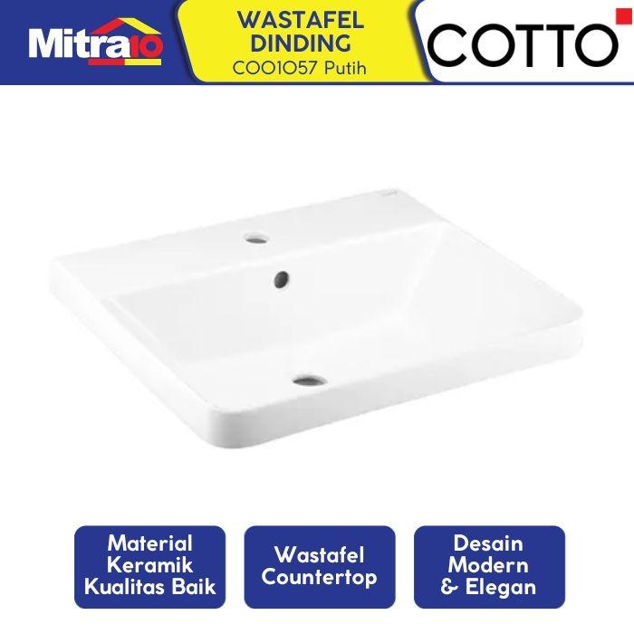 Promo Cotto Wastafel Dinding C001057 Putih Cicil 0% 3x - Jakarta Pusat ...