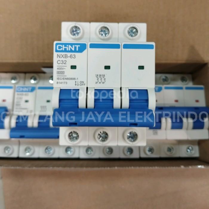 Jual MCB CHINT NBX-63 3P 63A 6kA MCB CHNT 3P 32A 6kA ORIGINAL 6A - 32A ...