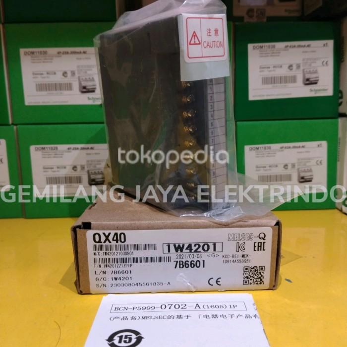 Jual PLC MITSUBISHI QX40 MITSUBISHI MELSEC-Q INPUT UNIT QX40 ORIGINAL ...