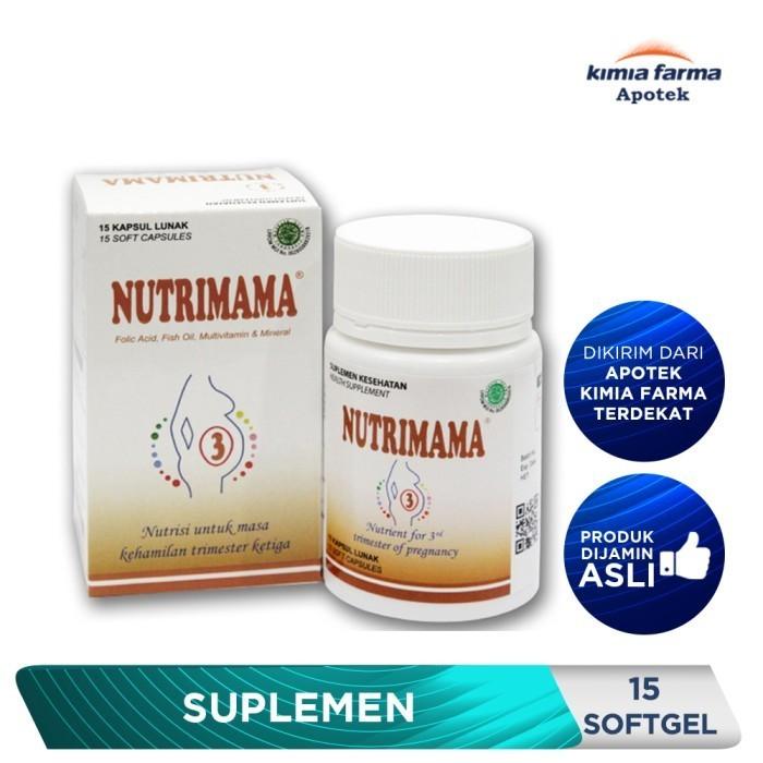 Jual NUTRIMAMA 3 15 KAPSUL / SUPLEMEN IBU HAMIL / KIMIA FARMA - Jakarta ...