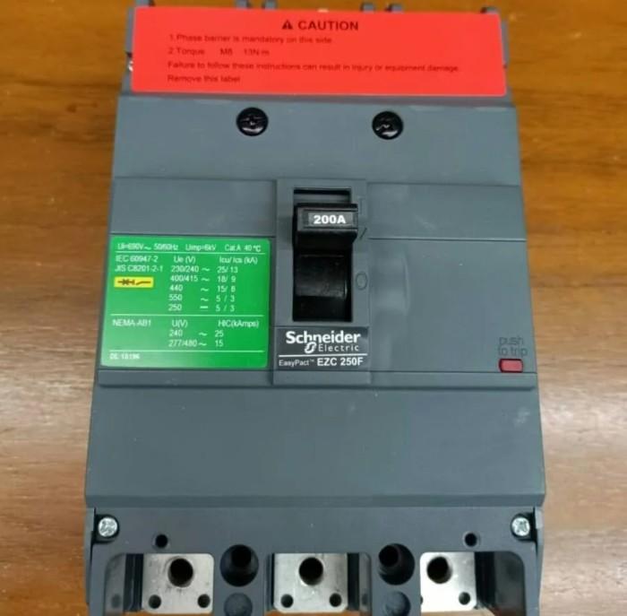 Jual MCCB SCHNEIDER EZC250F3200 EZC250F 3P 200A 18KA _ 3 POLE 200A ORIGINAL - Jakarta Pusat ...